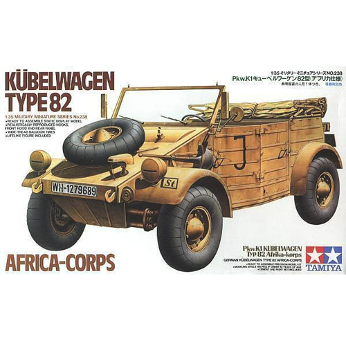 Tamiya 35238 German Kuebelwagen Type 82 Africa-Corps 1/35 | eBay
