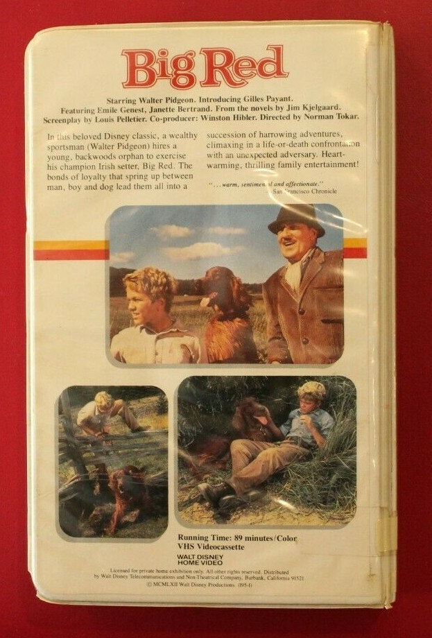 Big Red (VHS 1998)Original Rare*** 786936027211| eBay