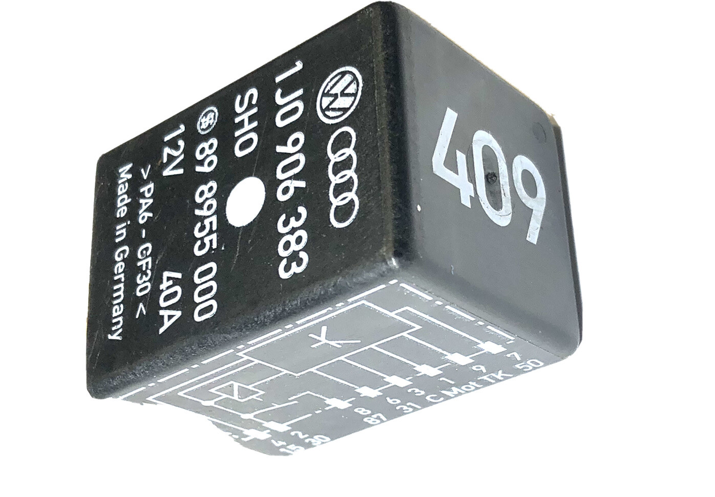 VW Audi Fuel Pump Relay 409 Volkswagen Jetta Golf Passat 1J0906383C ...