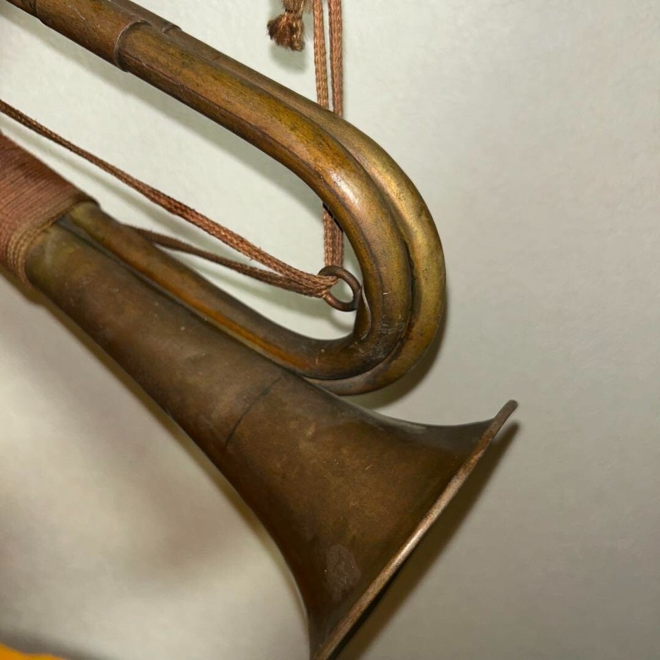 WW2 Imperial Japan Army Trumpet Horn Bugle Japanese From Japan used 3 ...