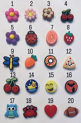 Characters, Flowers, Random Croc Charms YOU CHOOSE NEW! | eBay