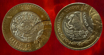 MEXICO. Mint Error --10 PESOS Double Struck -- , ONE 1 | eBay