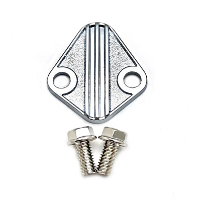 SB & BB Ford Fuel Pump Block Off Plate SB 289 302 351W BB 428 429 460 ...