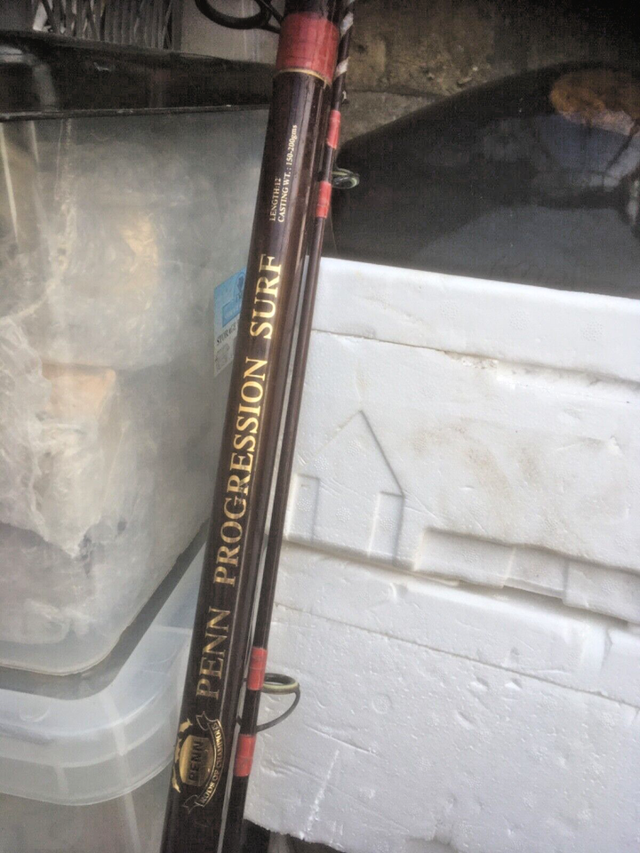Penn progression Surf 12 Ft beach caster fishing rod | eBay UK