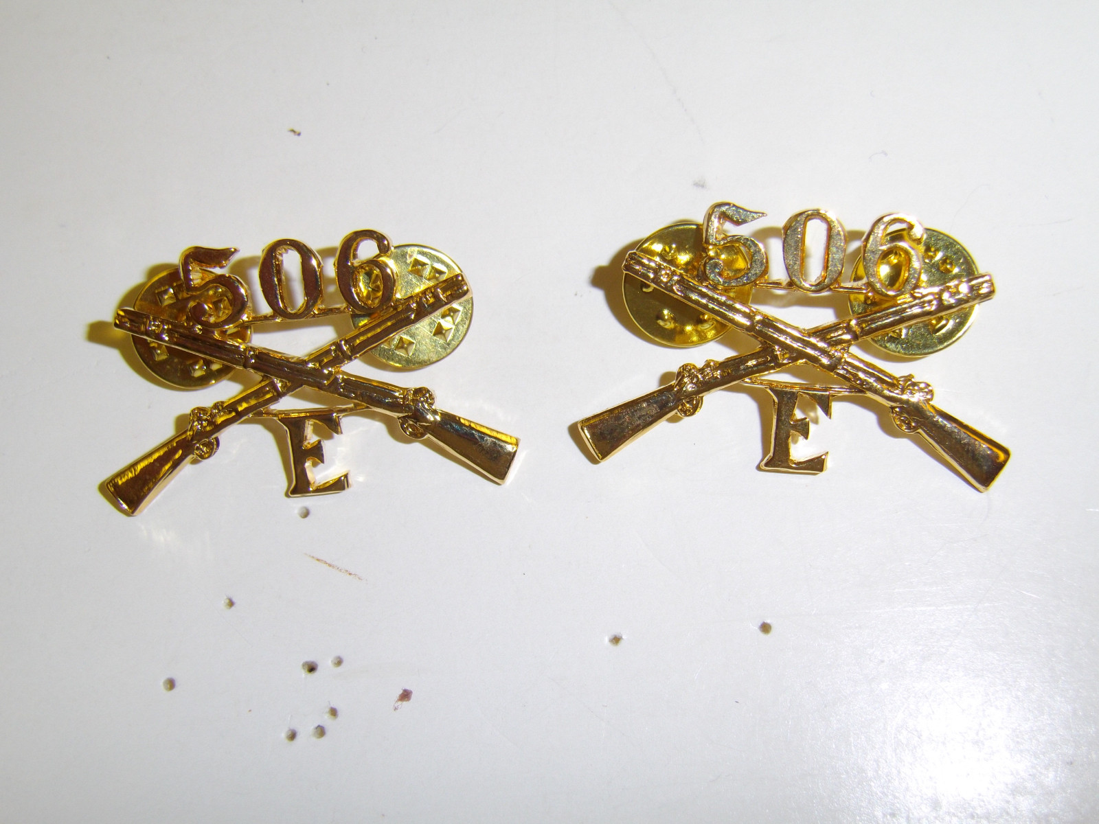 b0051p WW2 US Army Airborne 506 E Co PIR Paracute Infantry crossed ...