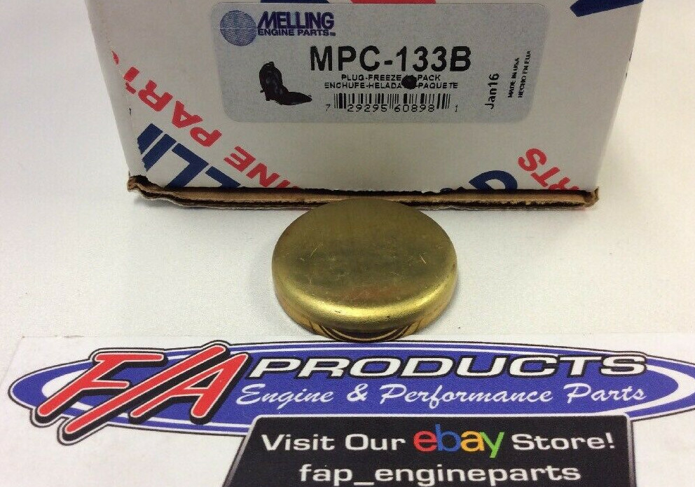 Melling MPC-133B Brass 1-1/2" Engine Expansion Plugs Deep Cup Freeze ...