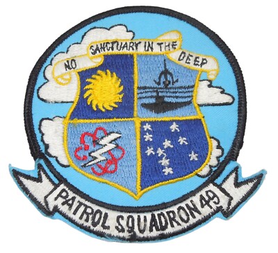 Original Vietnam War US Navy VP-49 Patrol Squadron Patch R25 | eBay