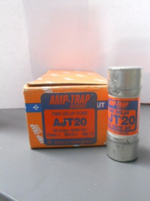 New Gould Shawmut AJT20 20 Amp Fuses LPJ 20 600 Volts Class J NIB | eBay