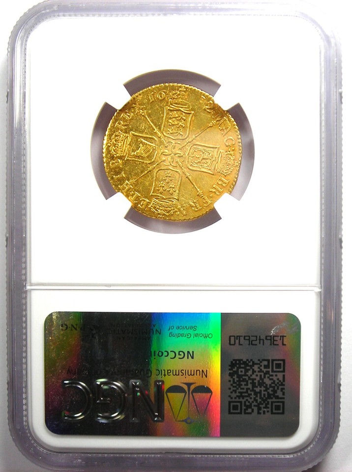 1682 Britain England Charles II Gold Guinea Coin 1G - Certified NGC AU ...