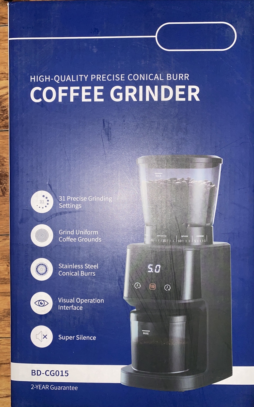 High Quality Conical Burr Electric Coffee Grinder BD-CG015 USED | eBay