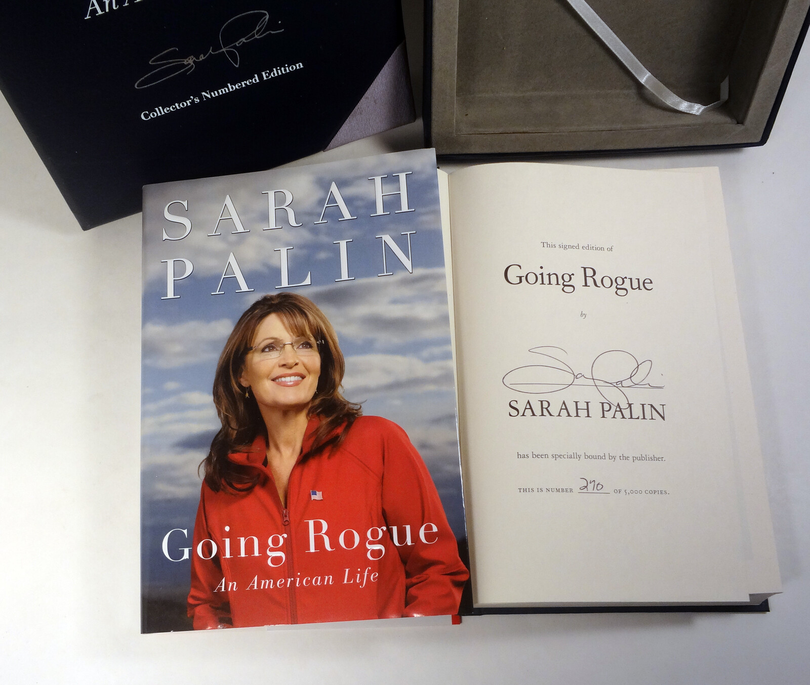 Sarah Palin Signed Autograph Going Rogue 1st/1st Limited Edition /5000 ...