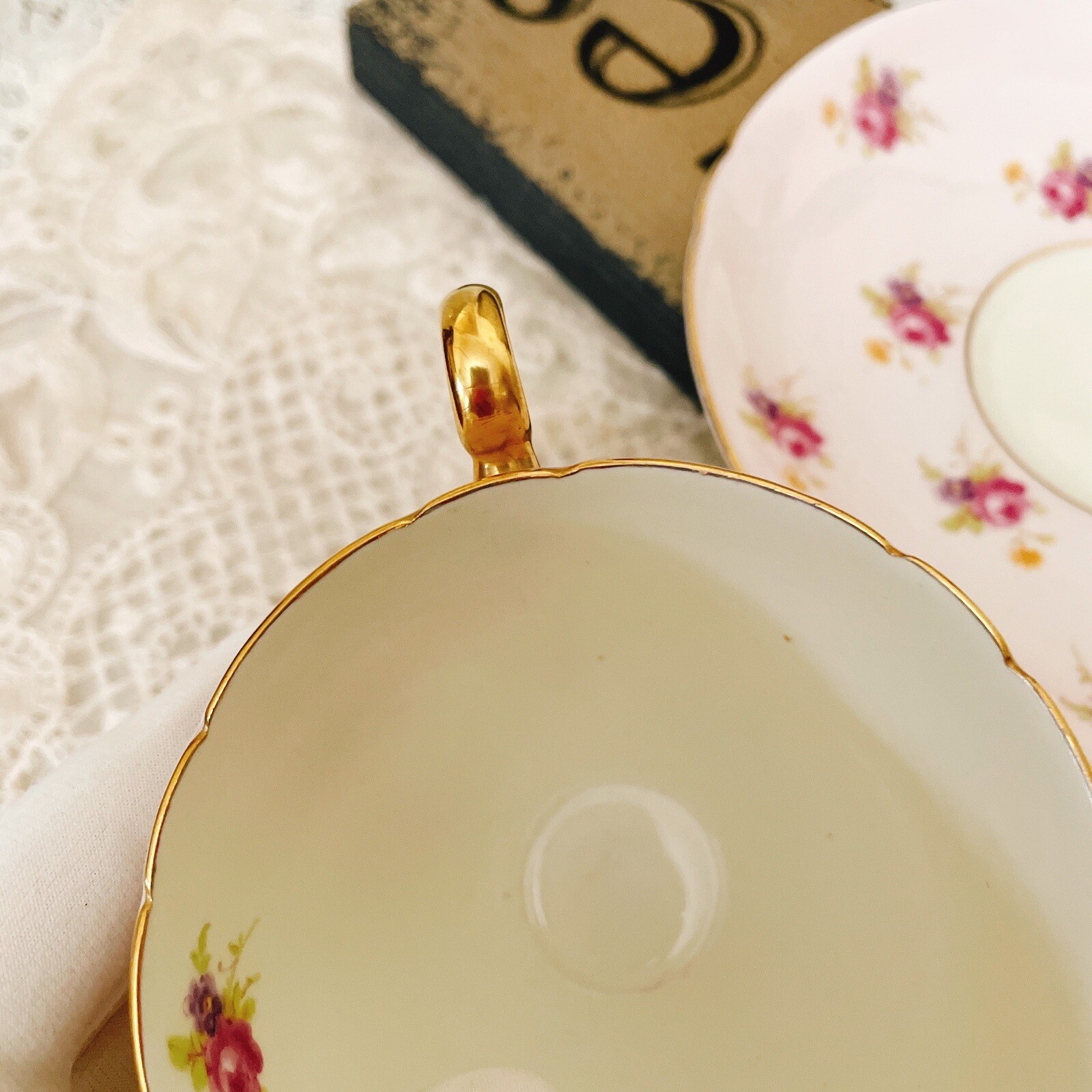 Shelley England Rose Bouquet Pale Pink Ripon Tea Cup & Saucer | eBay