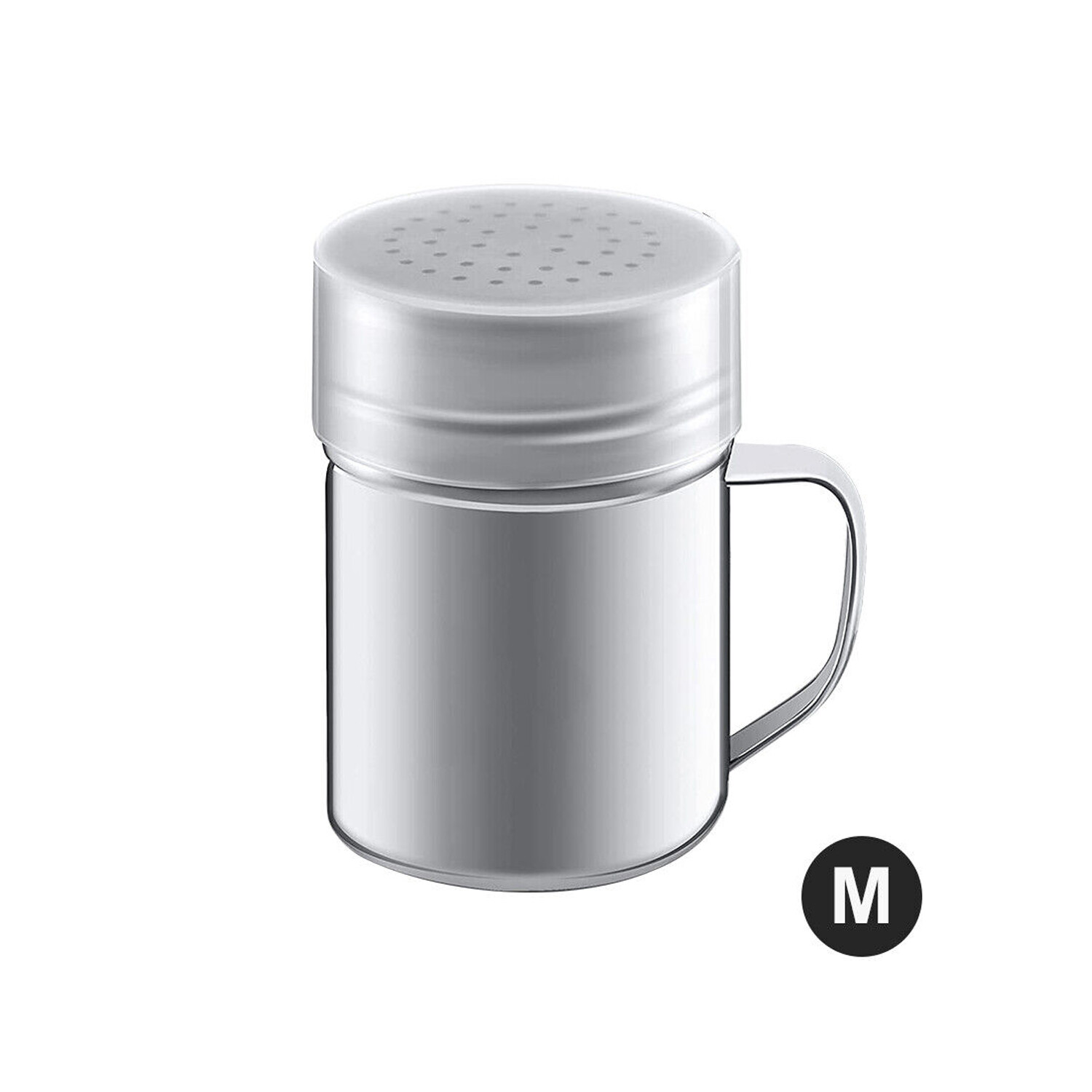 Stainless Steel Dredge Shaker Salt Candy And Pepper Shakers With Lid ...