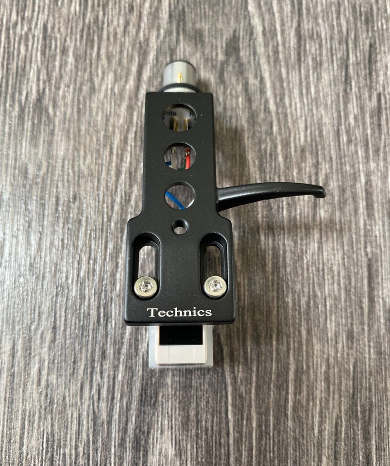 2 x Technics Headshell W/ Audio Technica AT3600L Cartridge & Stylus OEM ...