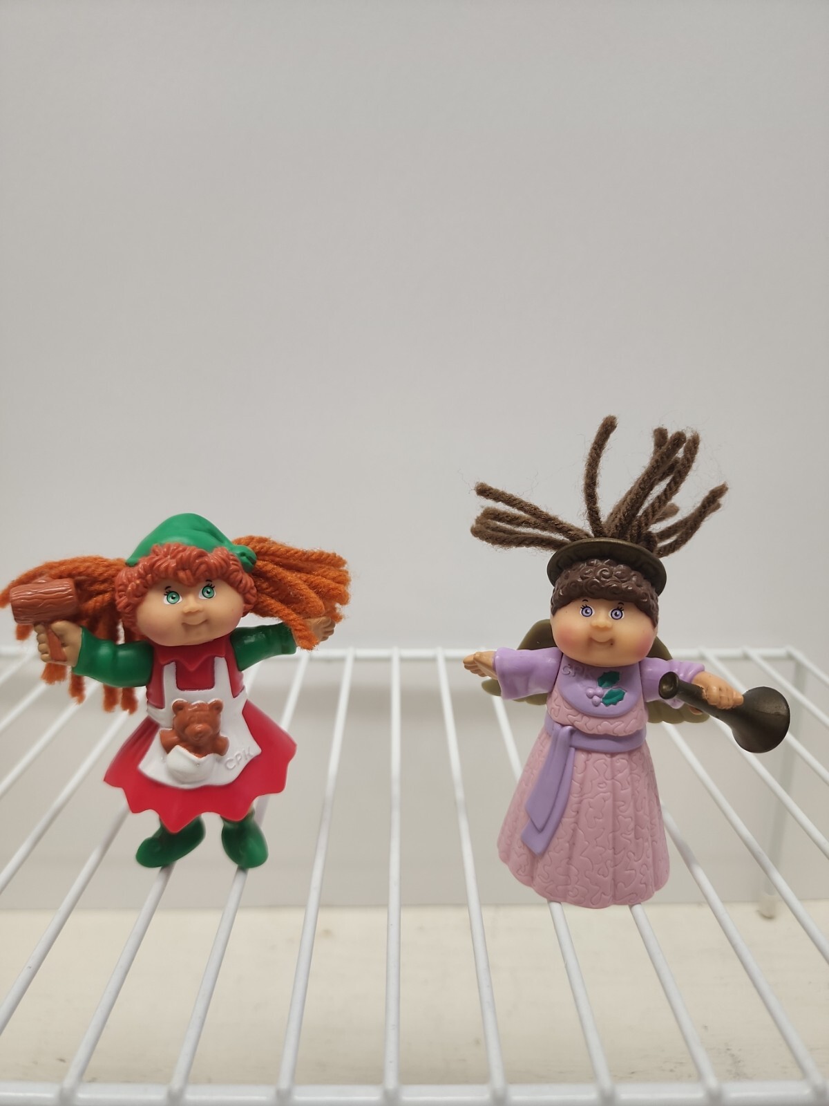 Cabbage Patch Kid Dolls Figures 1994 Christmas Elf and Angel 3.5" lot ...
