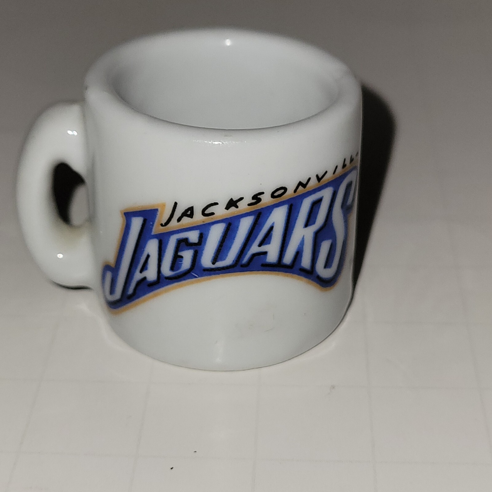Jacksonville Jaguars Ceramic Gumball Mini Coffee Mug - 1.25" Tall. NFL ...