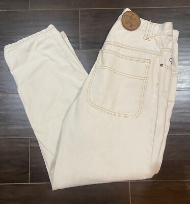 Vintage Knockout Jeans Mens 30x31 Beige Baggy Oversized Jeans Y2K ...