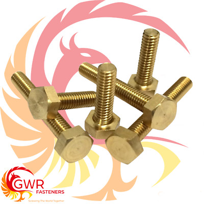 2BA Brass Hexagon Head Screws - 2 BA Bolts - Hex - BA - Fully Threaded ...
