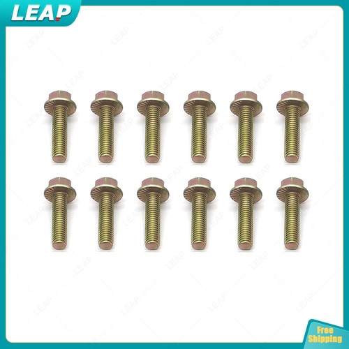 FOR CHEVY GMC LS1 LS2 LT1 LS3 EXHAUST MANIFOLD HEADER BOLTS HARDWARE ...