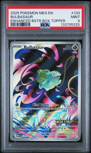 2025 POKEMON MEG EN-MEGA EVOLUTION ENHANCED BOOSTER BOX TOPPER ...