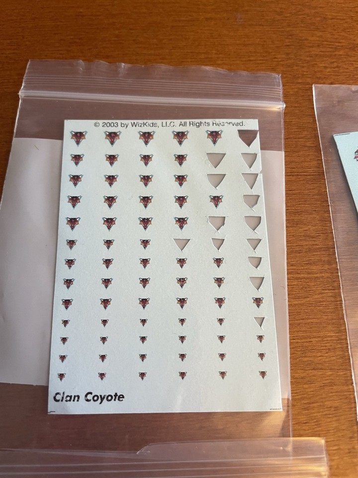 Battletech FPG Decals Clan Coyote | eBay