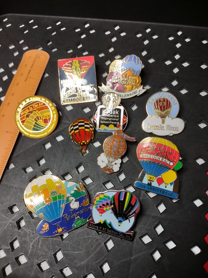 Lot Of 10 Hot Air Balloon Pins TSM2 | eBay