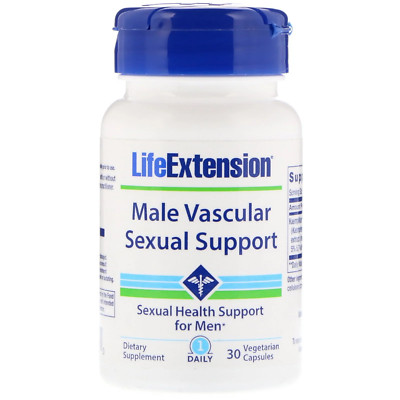 Life Extension, Male Vascular Sexual Support, 30 Vegetarian Capsules ...