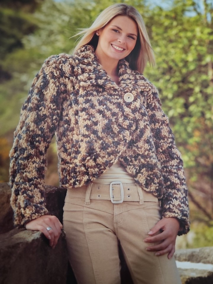 Stylecraft Alpine Knitting Pattern 8141 Cardigan 30-48 | eBay