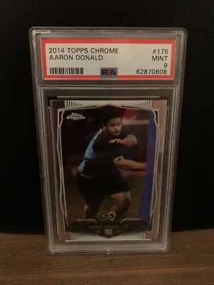 2014 Topps Chrome 175 Aaron Donald PSA 9 RC Rookie | eBay