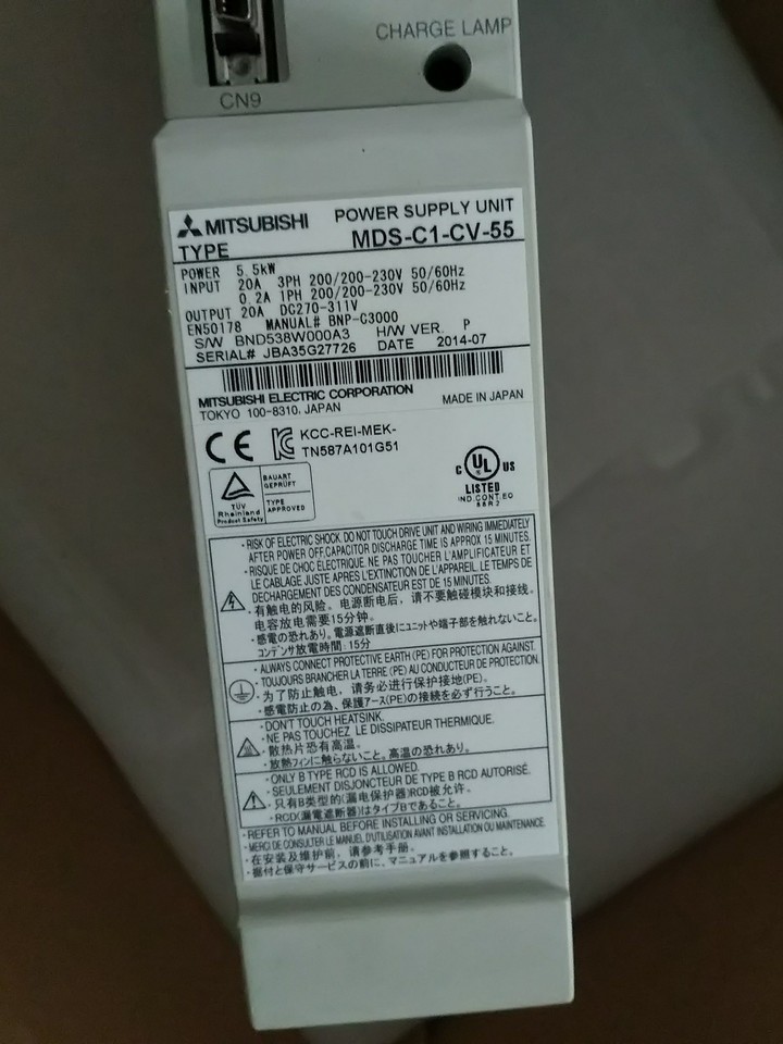 1PCS MDS-C1-CV-55 MDS-C1-CV-55 Used Mitsubishi Servo Drive Free ...