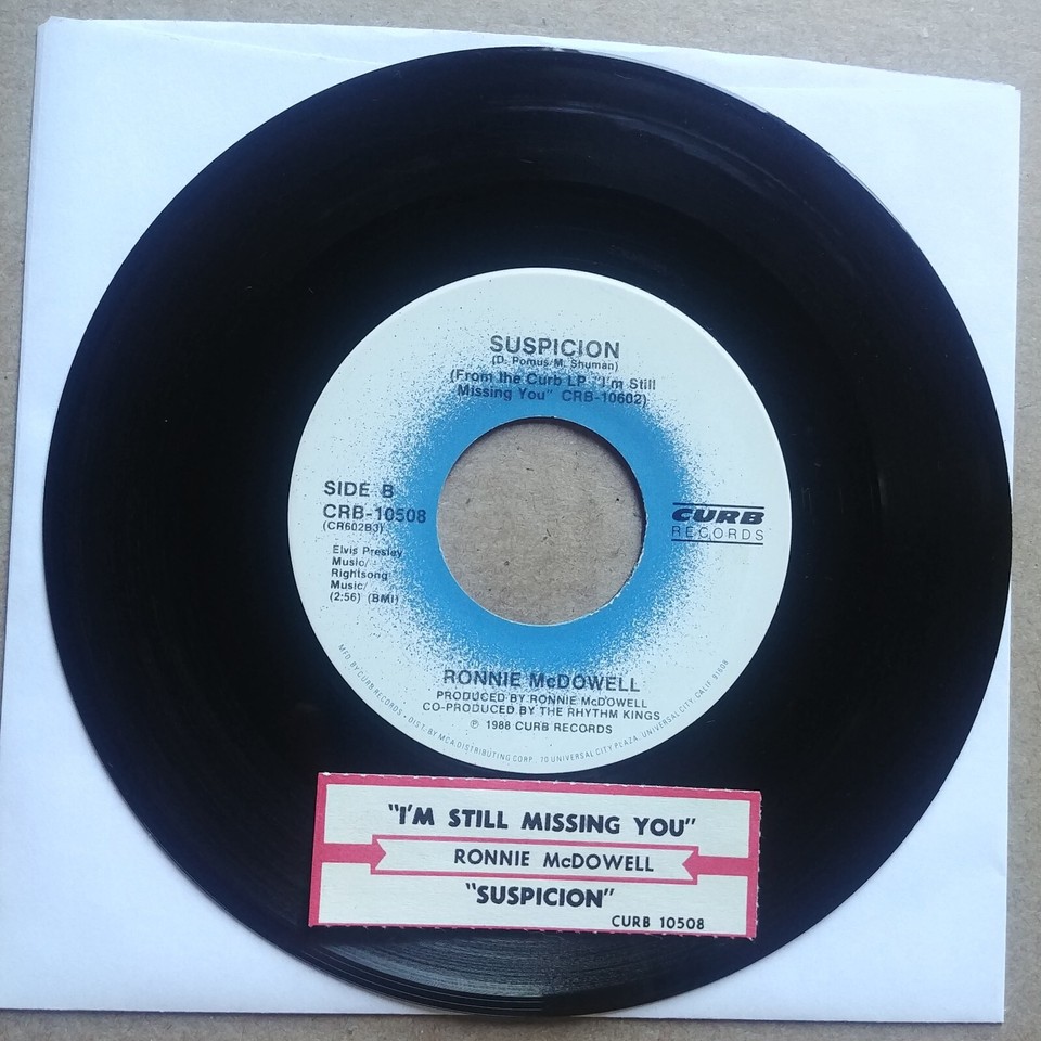 RONNIE MCDOWELL I'm Still Missing You 45 7" COUNTRY Vinyl Record ...