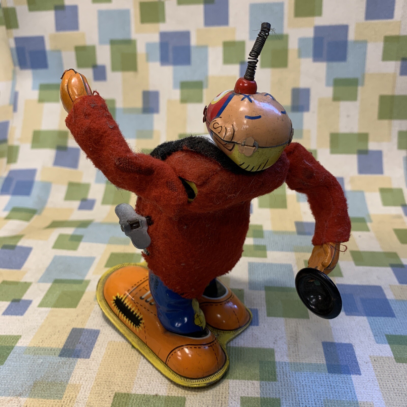 LINE MAR TPS Japan Toy JUGGLING CLOWN Missing Plate But Works | eBay