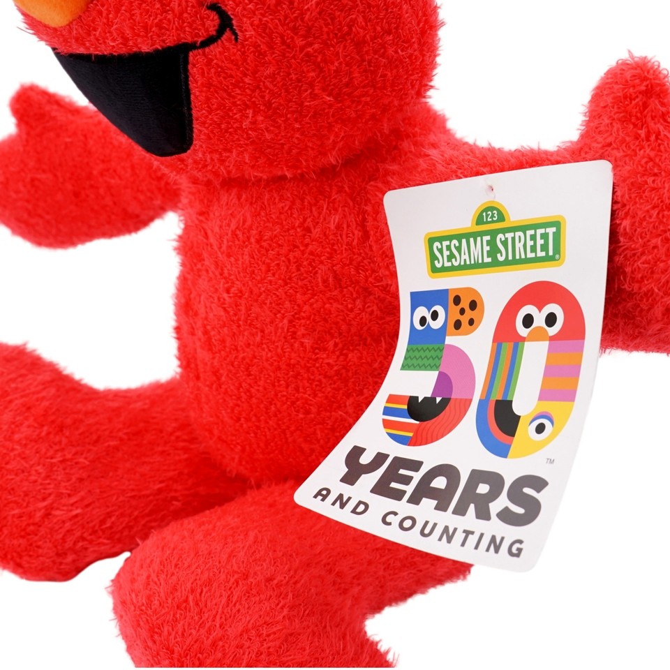 Sesame Street Elmo Cuddle Pillow 22 in Plush Stuffed Microfiber 50 Year ...