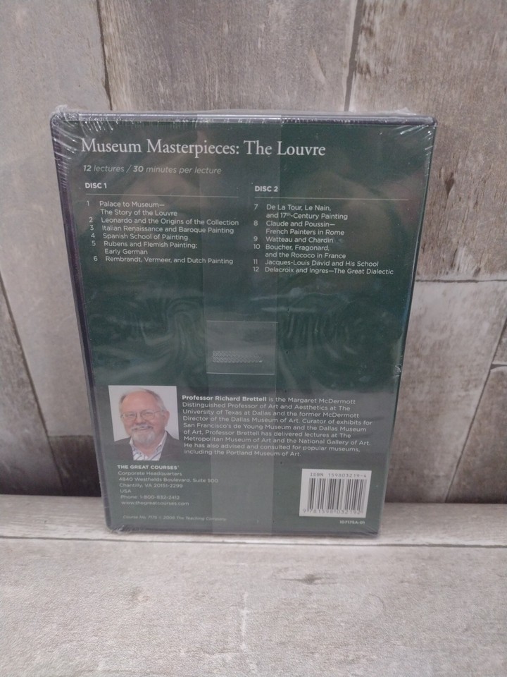 The Great Courses Museum Masterpieces The Louvre DVD & Guidebook *New ...