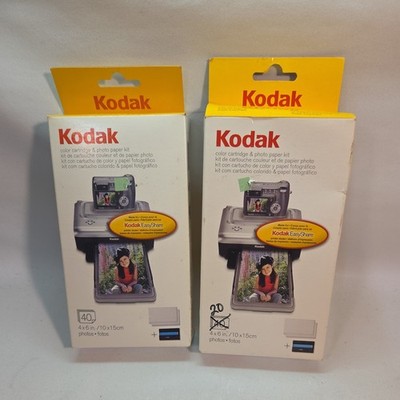 Kodak EasyShare PH-40 Color Cartridges & Photo Paper Kit 4x6 Sealed! | eBay