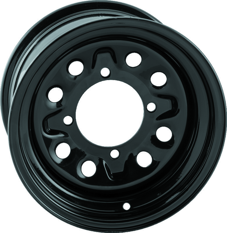 QuadBoss Steely Wheel 12x7 - 4+3 Bolt Pattern for Powersports Vehicles ...