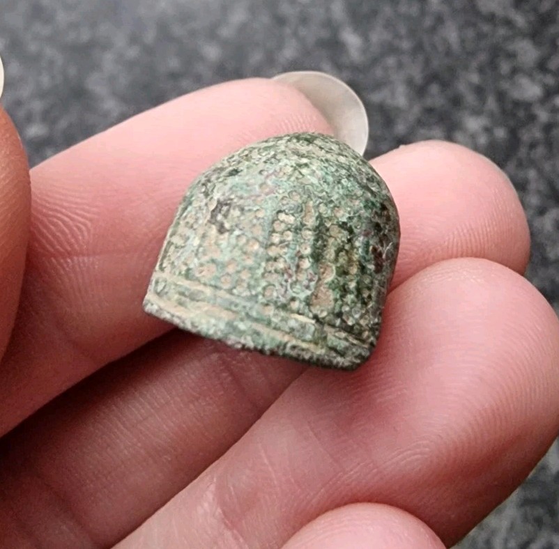 Medieval Thimble Bee Hive Antique Metal Detecting Find 14x18mm (4 ...