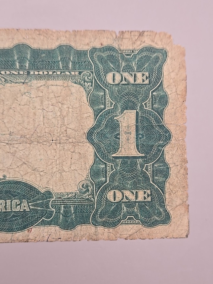 Series Of 1899 $1 Dollar Large Note. Silver Certificate (Black Eagle ...