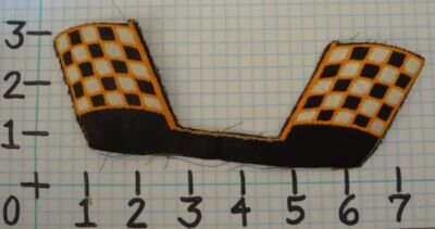 Vintage NOS Racing Flag Patch From the 70's 101 26 | eBay