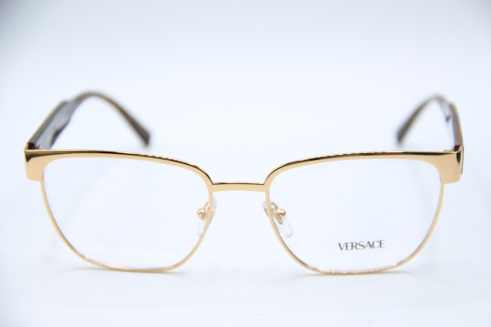 NEW VERSACE MOD. 1264 1460 GOLD HAVANA AUTHENTIC FRAMES EYEGLASSES 54 ...