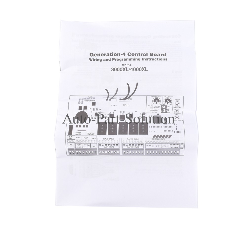 R4211 Control Board for GTO/Mighty Mule Gate Openers FM500, FM502 ...