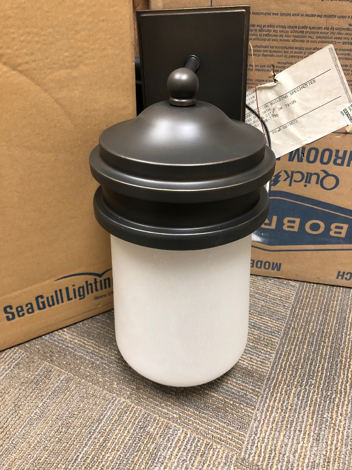 Seagull Outdoor Wall Lantern One Light Exterior Porch Dock Light ...