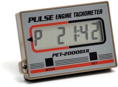 OPPAMA Pulse Engine Tachometer PET-2000DXR For 2-stroke 4-stroke 1-4 ...