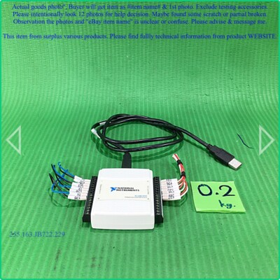 NATIONAL INSTRUMENTS NI USB-6525, DIO Module as photo, sn:FD30, dφm mov ...