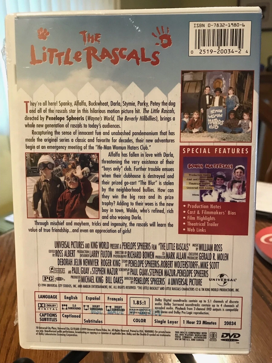 The Little Rascals 1994 Dvd