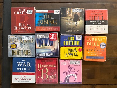 Lot of 34 Audio Books On CD (11 New, 23 Used) - Mixed lot | eBay