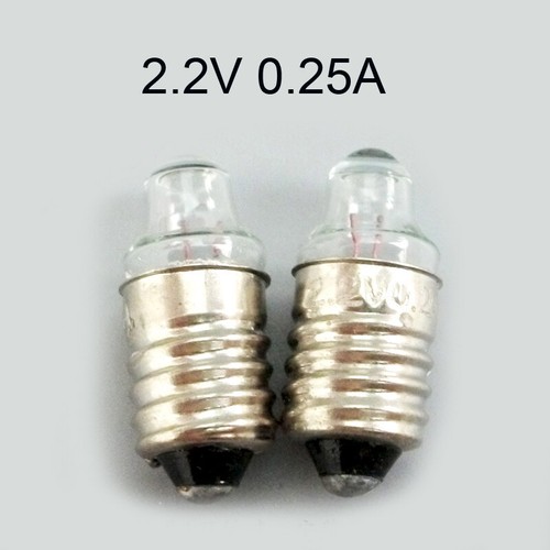E10 Base 2.2V 0.25A Mini Small Miniature Screw Light Bulb Lamp ...