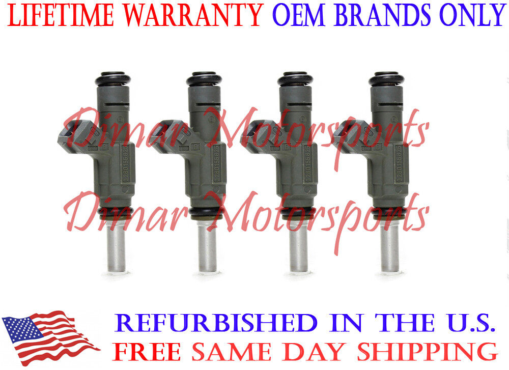Bosch Fuel Injector Set of 4 - 0280155825 for VW 1.8L OEM | eBay