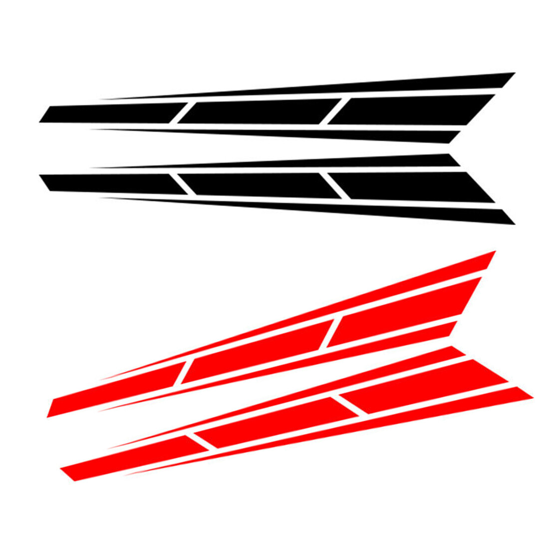 2x Stripe Graphics Car SUV Racing Body Roof Hood Decals Stickers ...