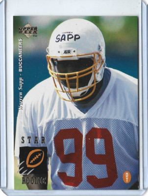 1995 Upper Deck Warren Sapp Star Rookie Card #12 | eBay